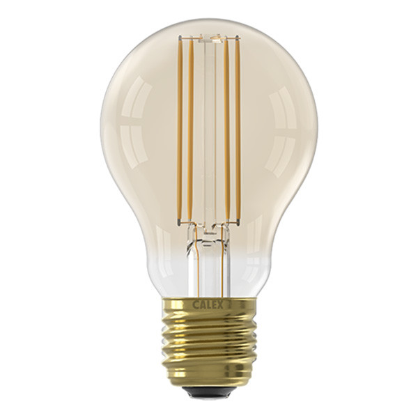 Calex LED lamp E27 | Peer A60 | Filament | Goud | 2100K | Dimbaar 4.5W (40W) Calex 123led.nl